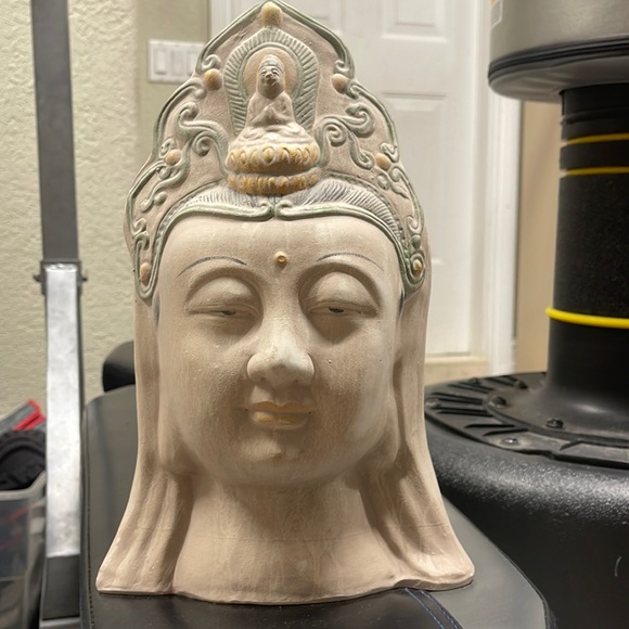 Accents | Vintage Terracotta Guanyin Bodhisattva Quran Yin Statue ...